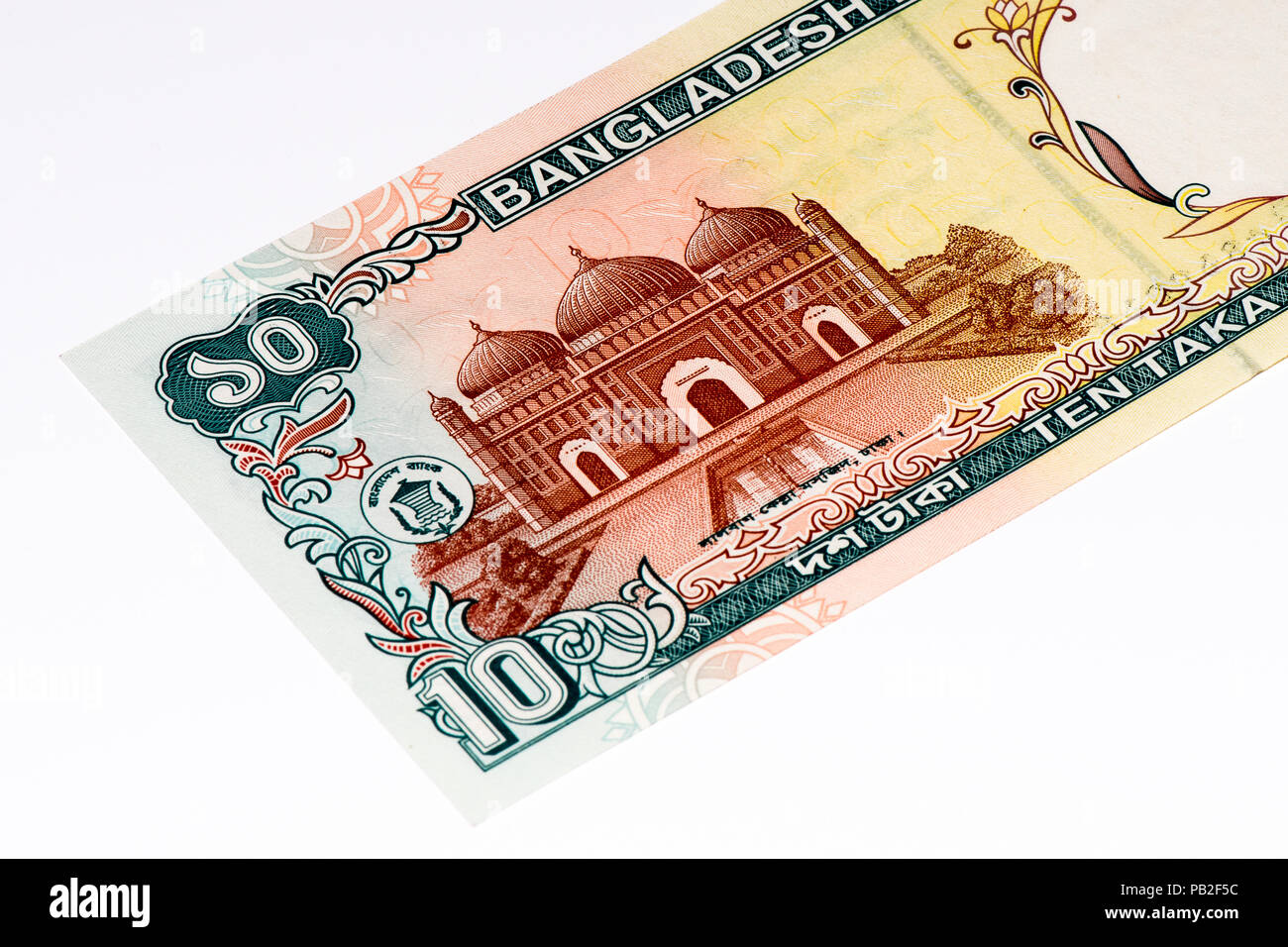 10 taka bank note. Taka is the national currency of Bangladesh Stock ...