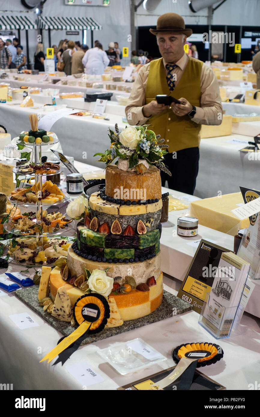 Artistic Display of Cheeses in a Competition on a Table at the Historic ...