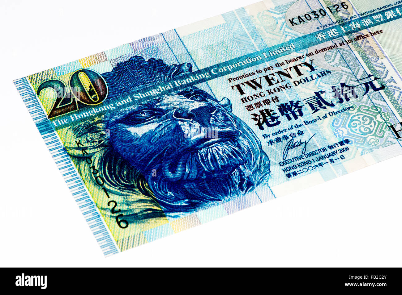 Hong kong 20 dollar note hi-res stock photography and images - Alamy