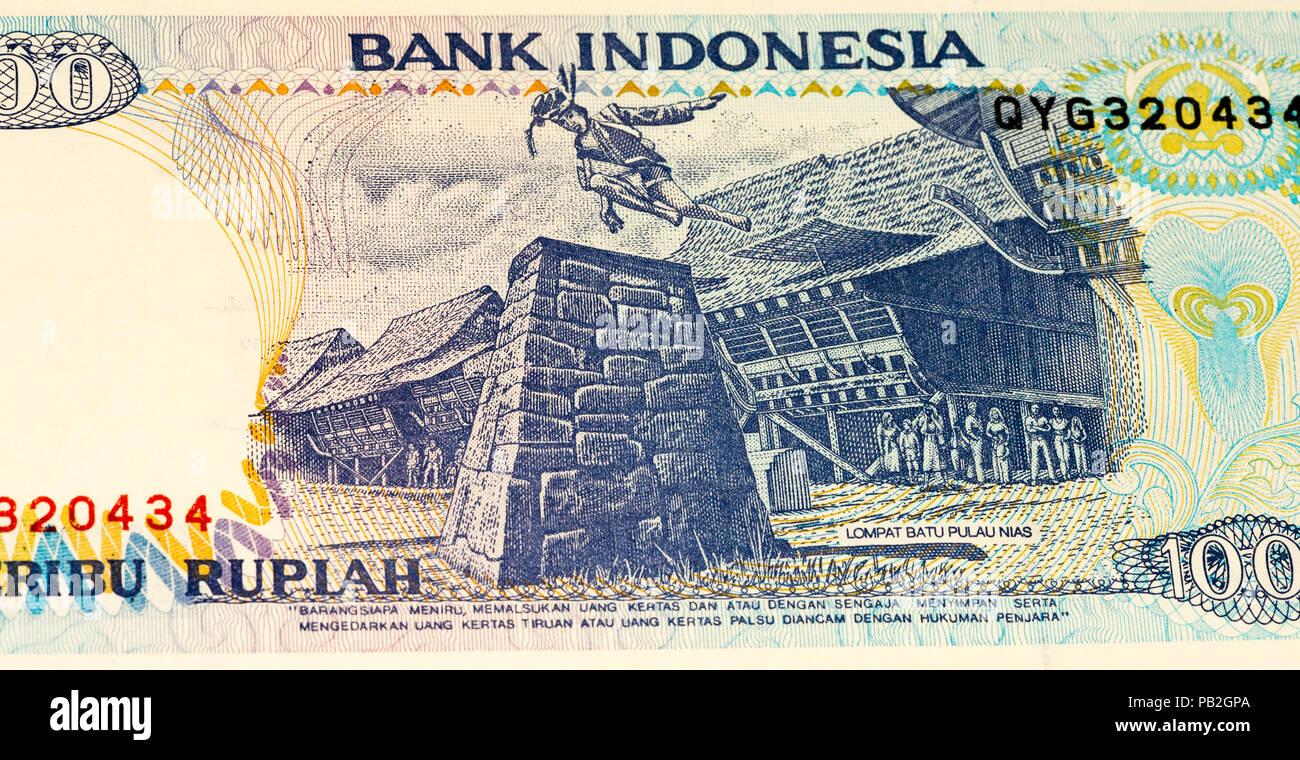 Indonesia 1000 rupiah bank note hi-res stock photography and images - Alamy