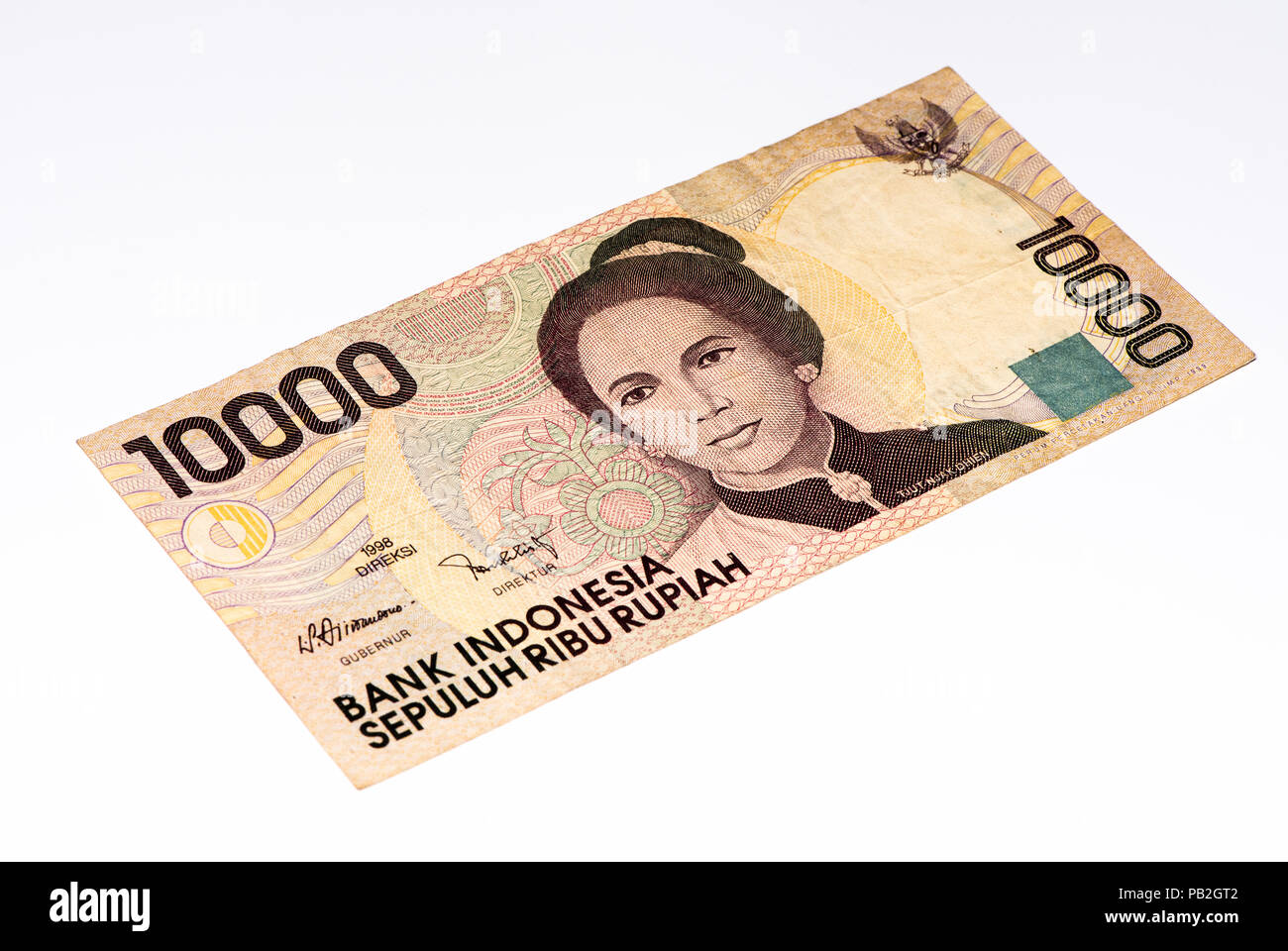 10000 rupiah bank note. Rupiah is the national currency of Indonesia ...