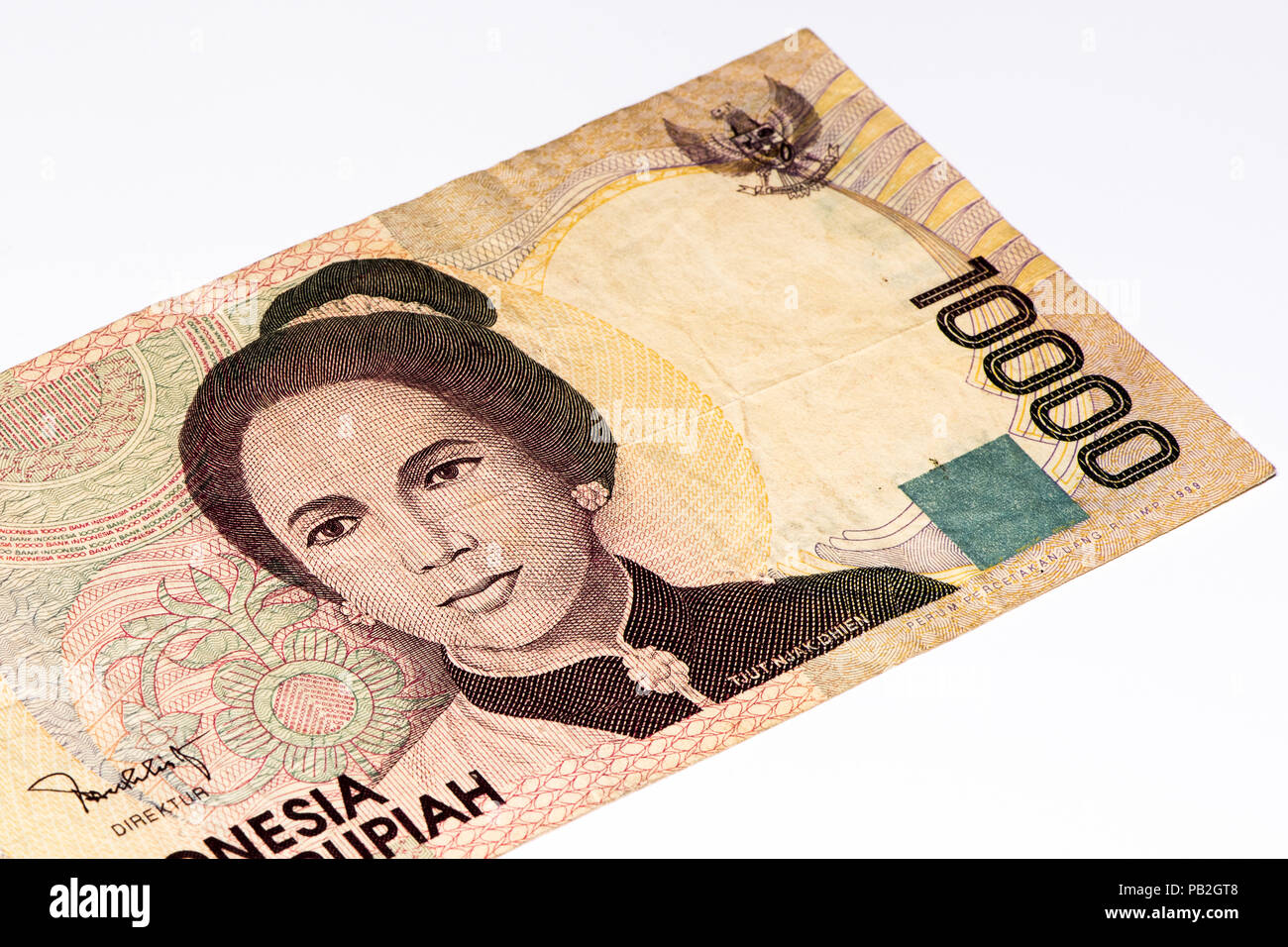 10000 rupiah bank note. Rupiah is the national currency of Indonesia ...