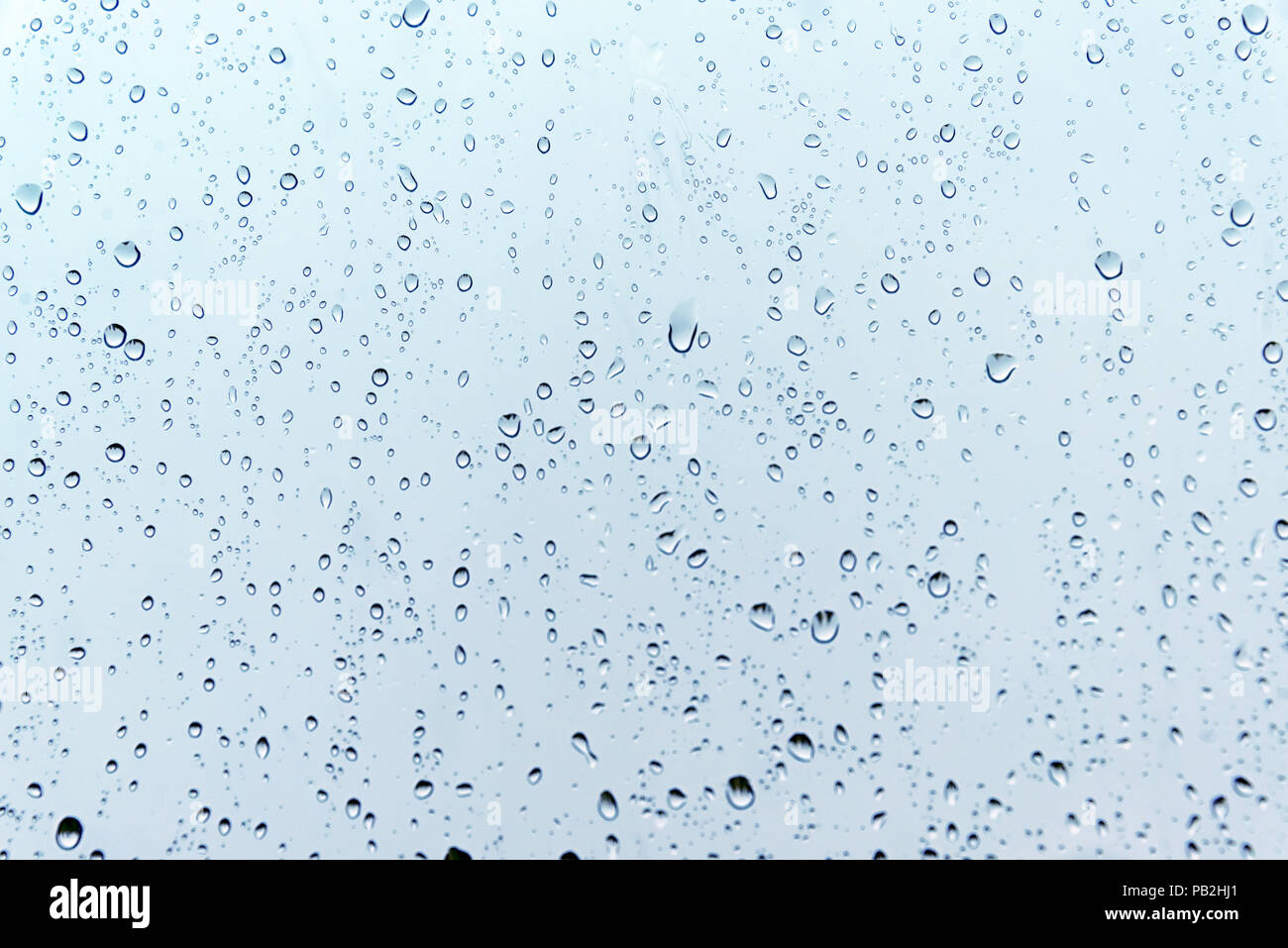 texture of a window glass in raindrops Stock Photo - Alamy