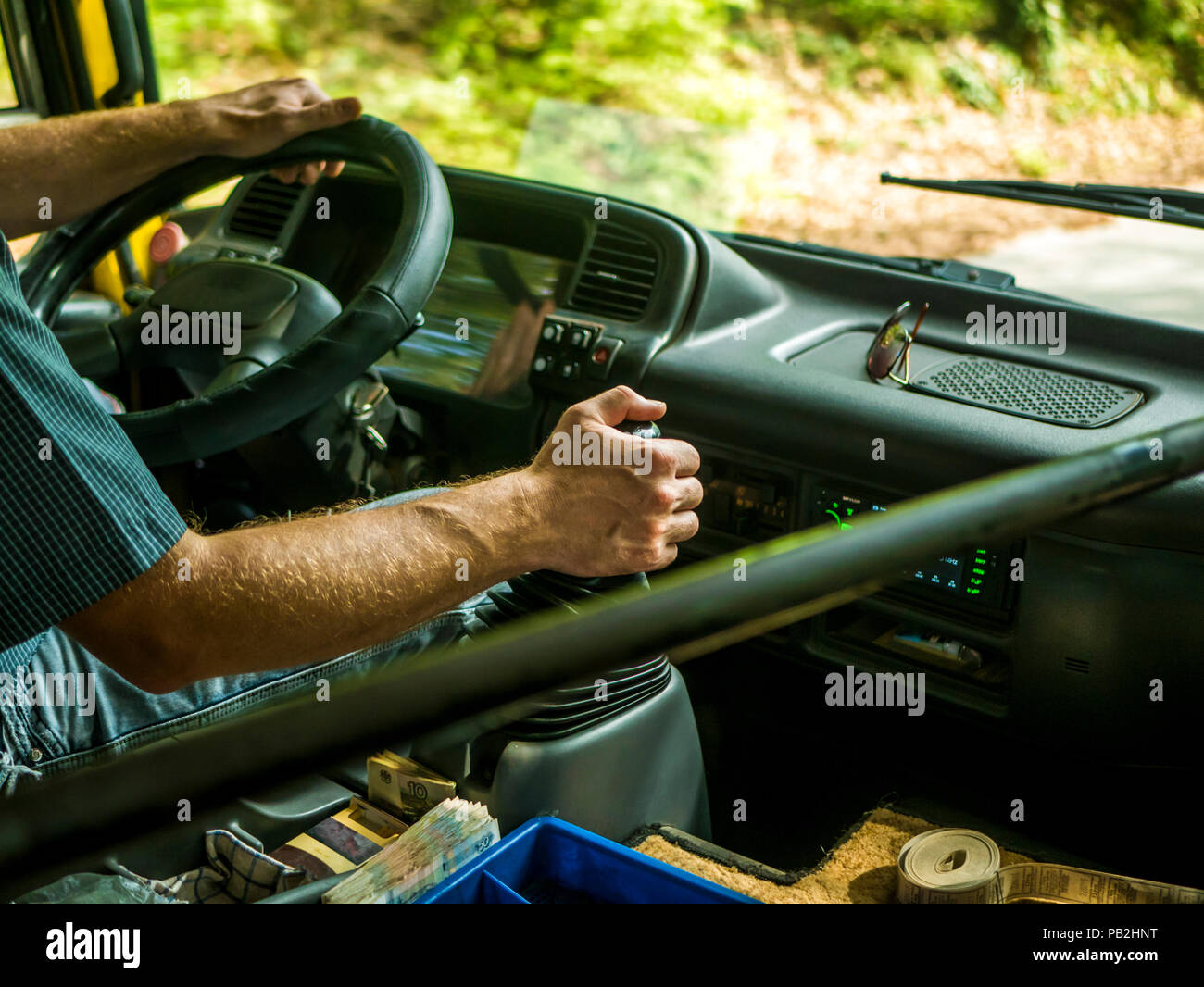 Bus Interior Driver Seat High Resolution Stock Photography and Images ...