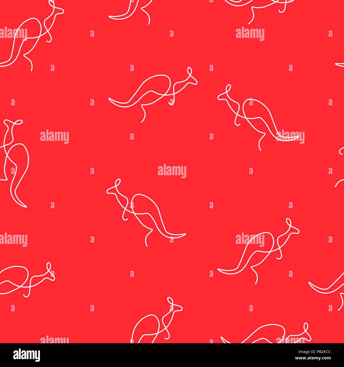 Drawing of the red kangaroo hi-res stock photography and images - Alamy