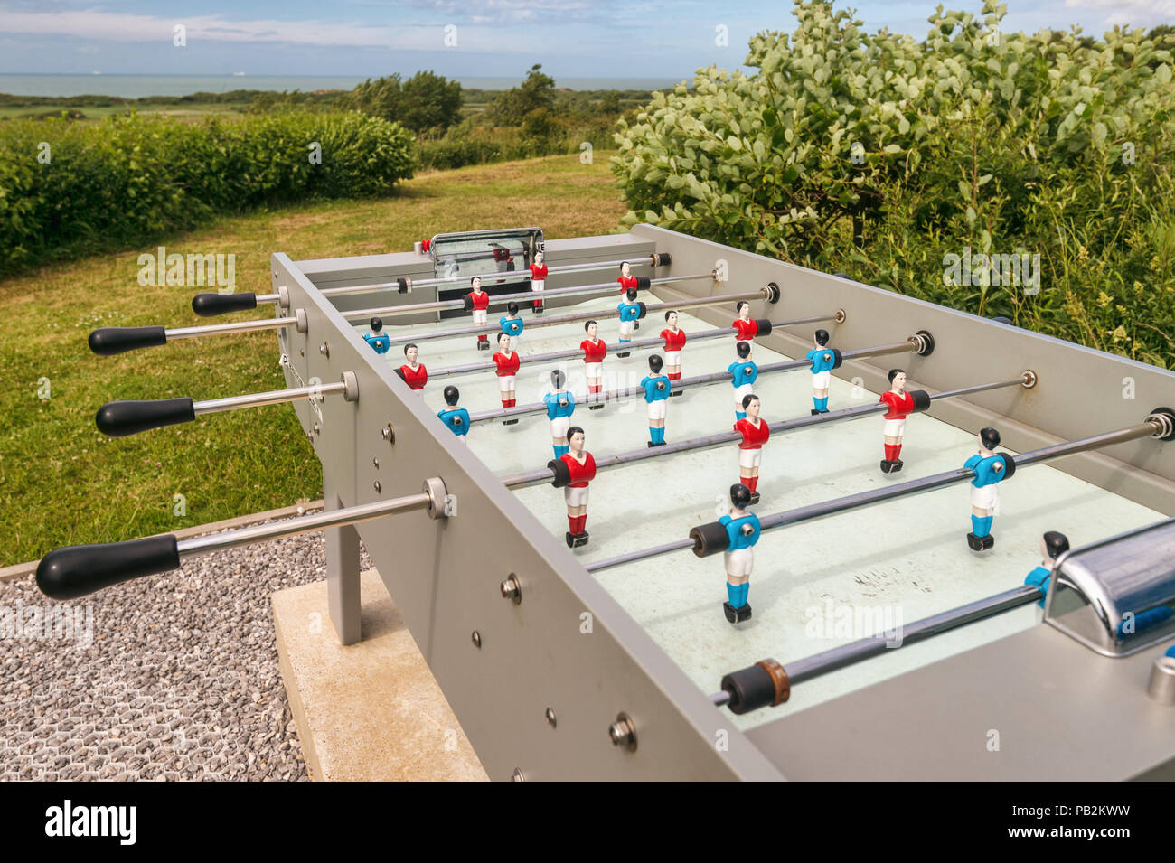 Children playing football vintage hi-res stock photography and images ...
