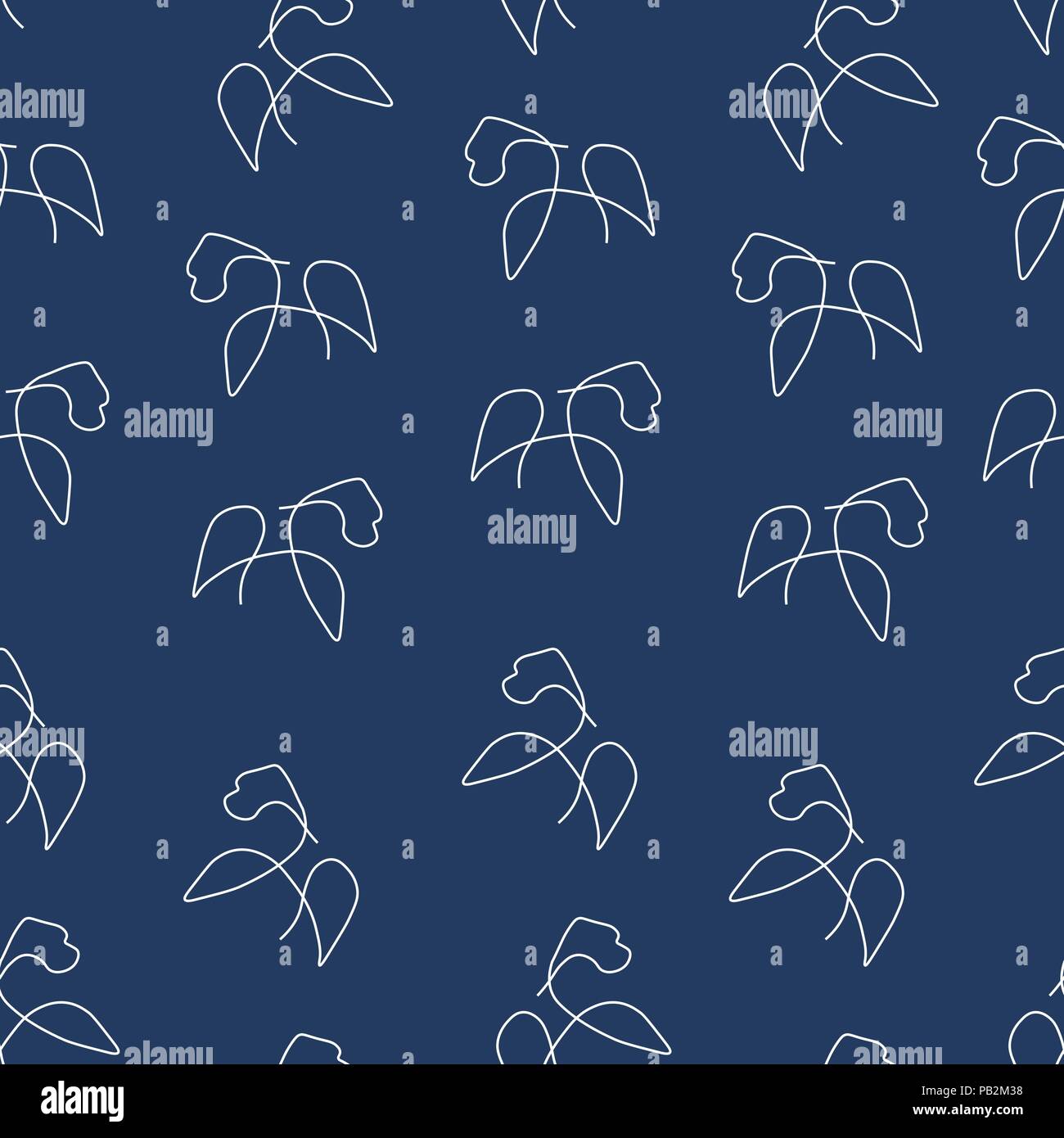 Gorilla animal pattern seamless. Vector illustration. Dark blue ...