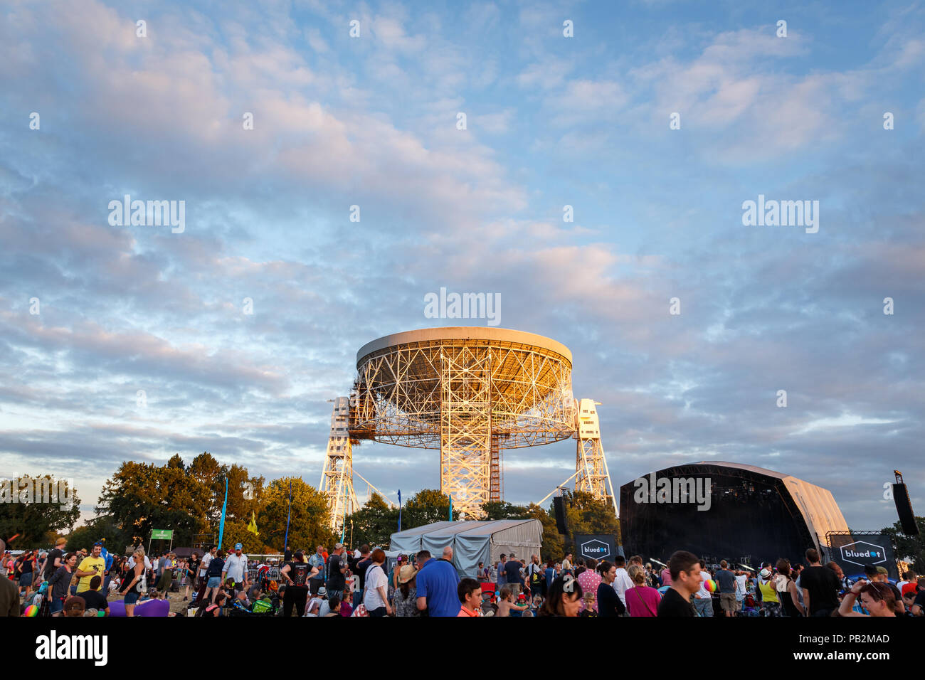 Jodrell bank festival telescope hi-res stock photography and images - Alamy