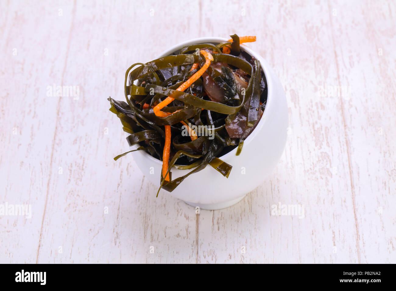 Pickled sea kale in the bowl Stock Photo - Alamy