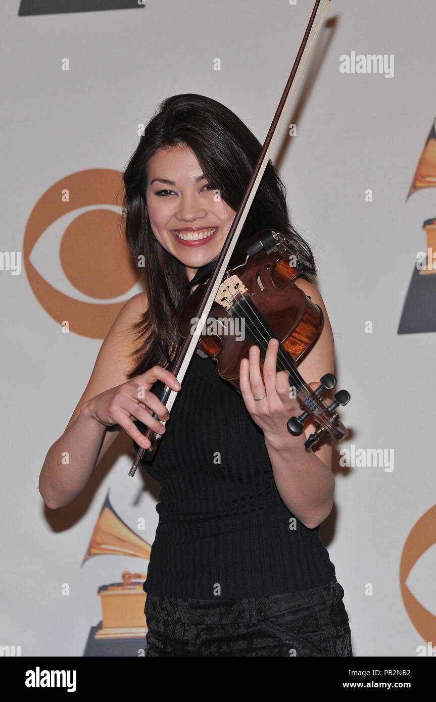 Ann Marie Calhoun in the press room at 50th Annual Grammy Award at the ...