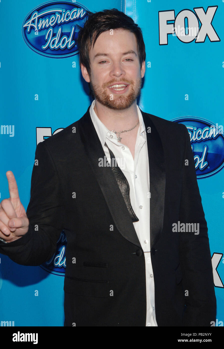 David Cook- American Idol Finale 2008 at the Nokia Theatre In Los ...