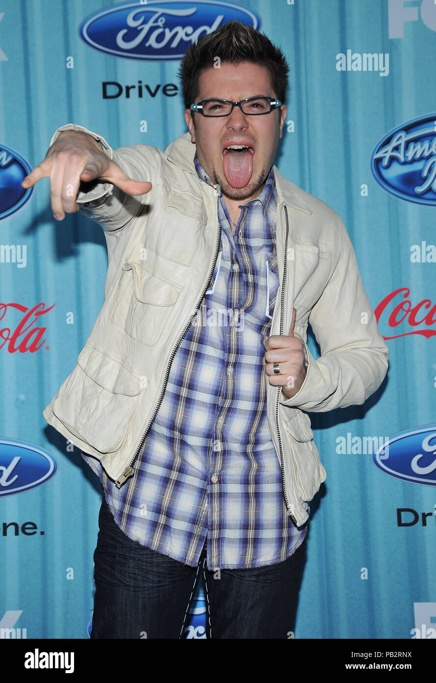 Danny Gorkey - American Idol Top 12 Party at the AREA club in Los ...