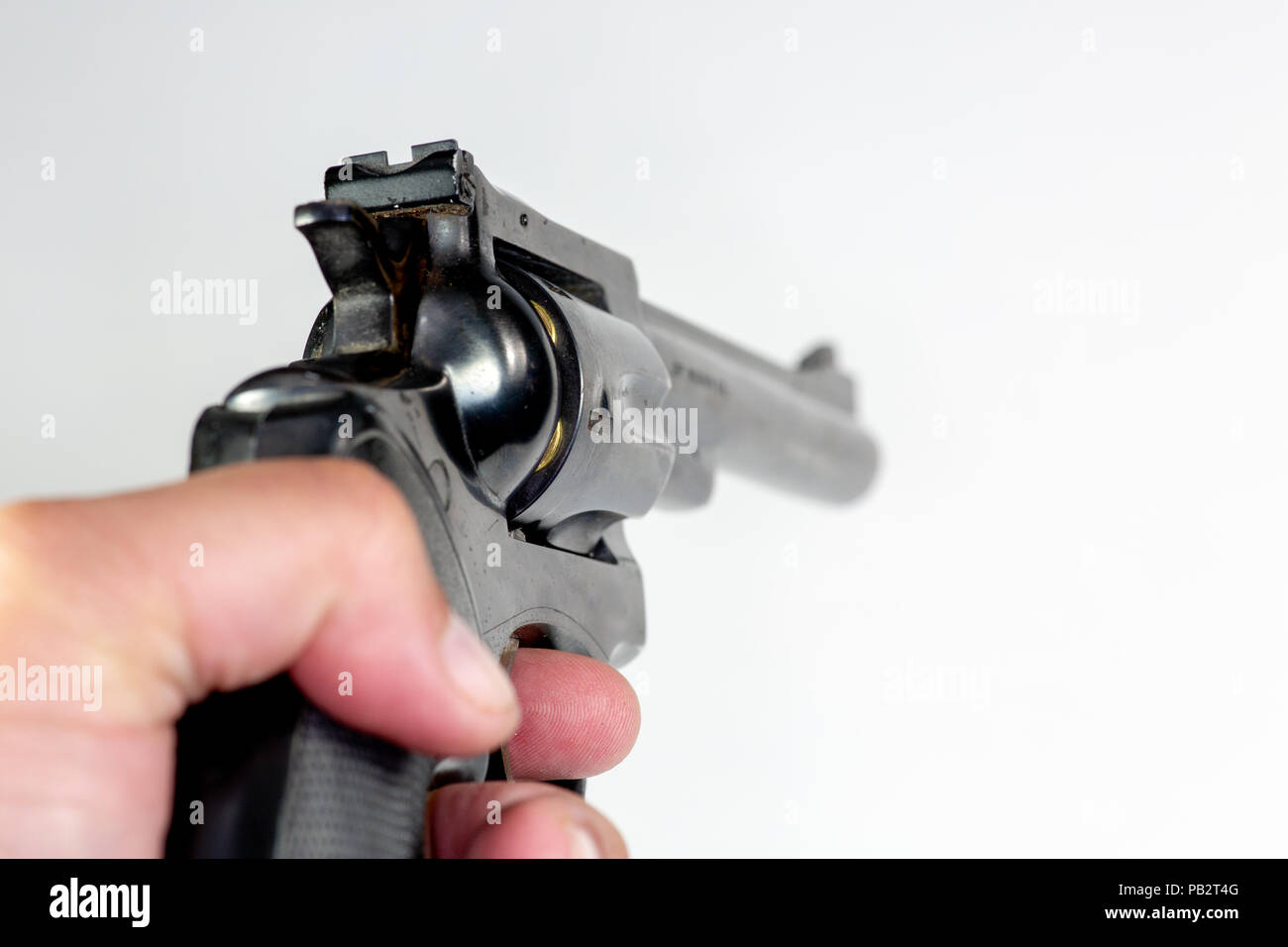 357 gun on black hi-res stock photography and images - Alamy