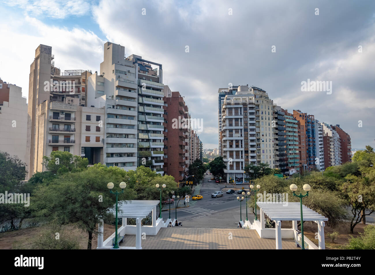 Sarmiento Park Stairs viewpoint (Escaleras) - Cordoba, Argentina Stock ...