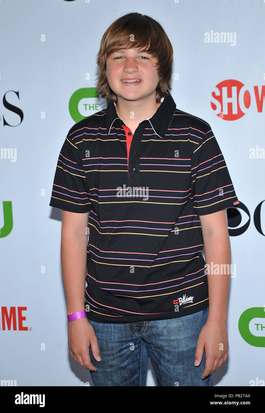 Angus T Jones - CBS - tca - Summer Press Tour at the Huntington Library ...
