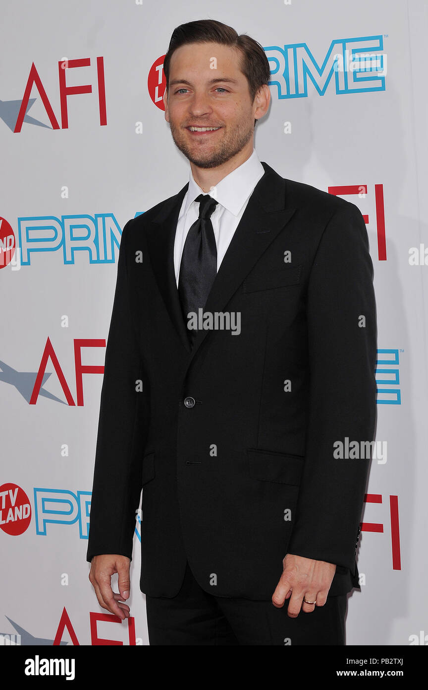 Toby Maguire - AFI Life Achivement Awards to Michael Douglas on the ...