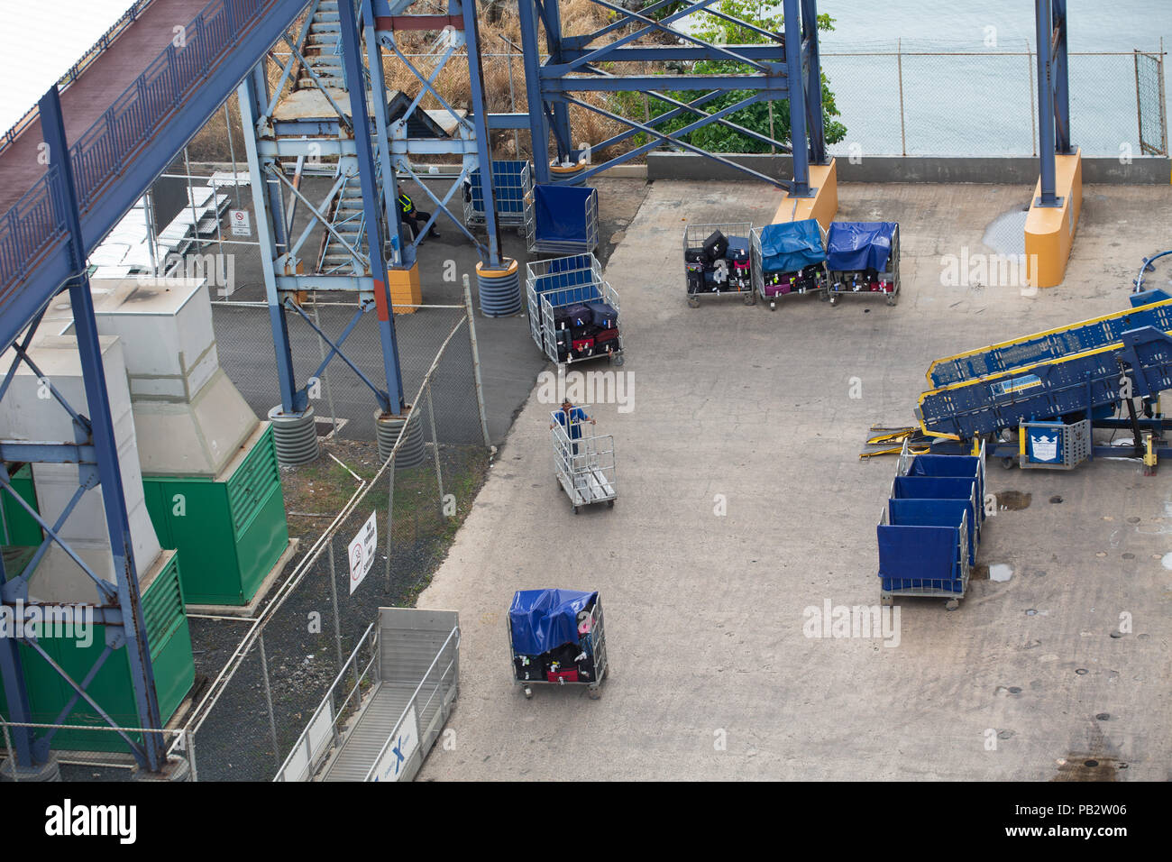 Cruise ship waiting area hi-res stock photography and images - Alamy