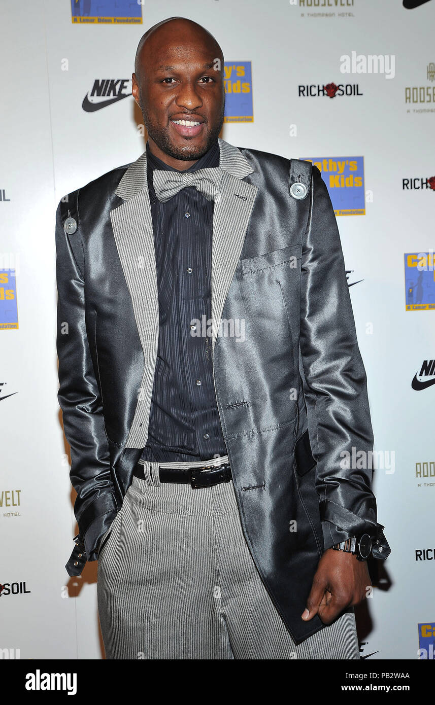 Lamar Odom - 5th Ann. Cathy's Kids Organization at the Roosevelt Hotel ...