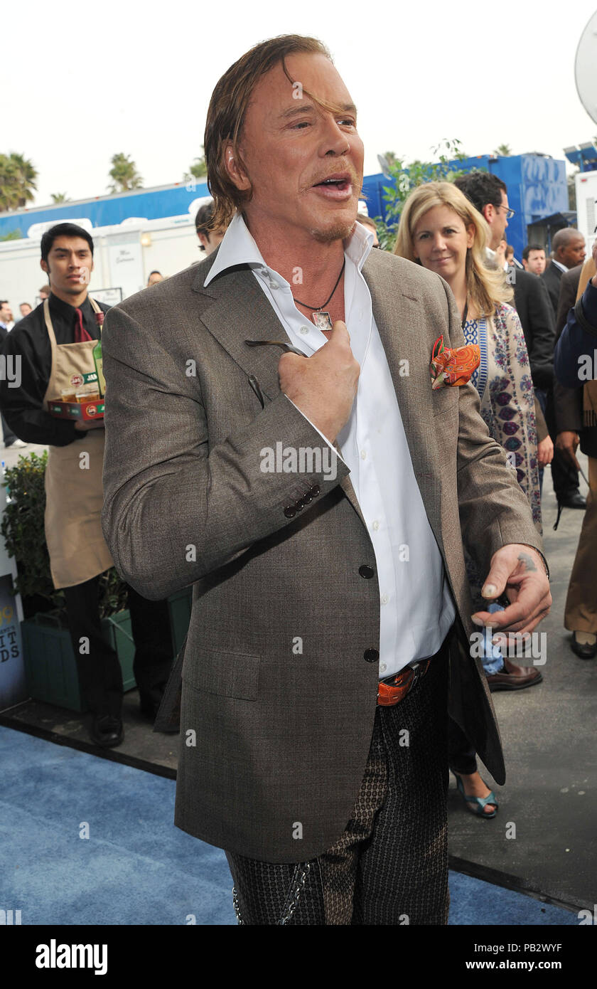 Mickey Rourke - Independent Spirit Awards on the Santa Monica Beach In ...