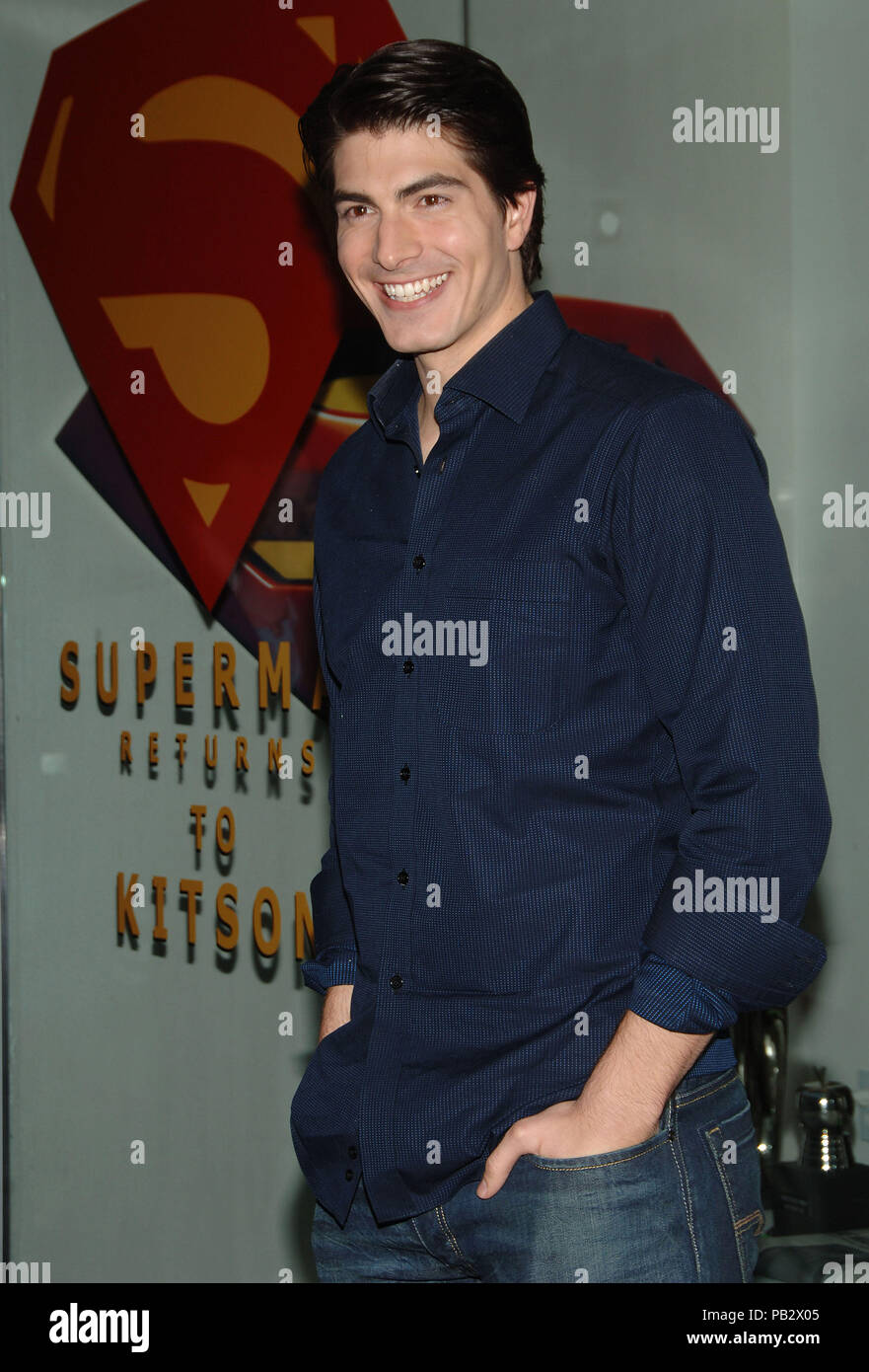 Brandon Routh arriving at Superman @ Kitson in Beverly Hills in Los ...