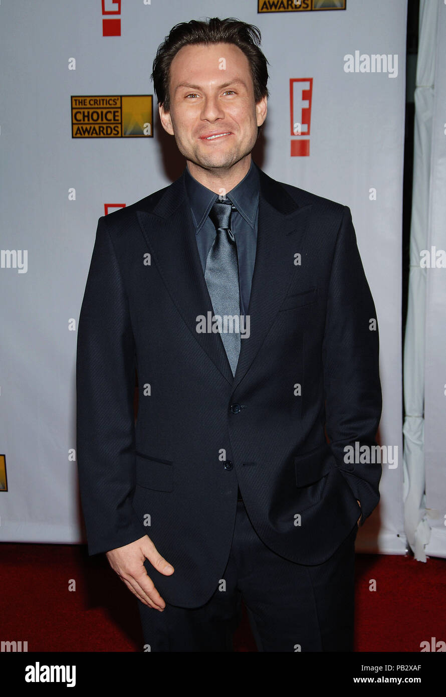 Christian Slater arriving at the 12th Annual Critics Choice Awards ...