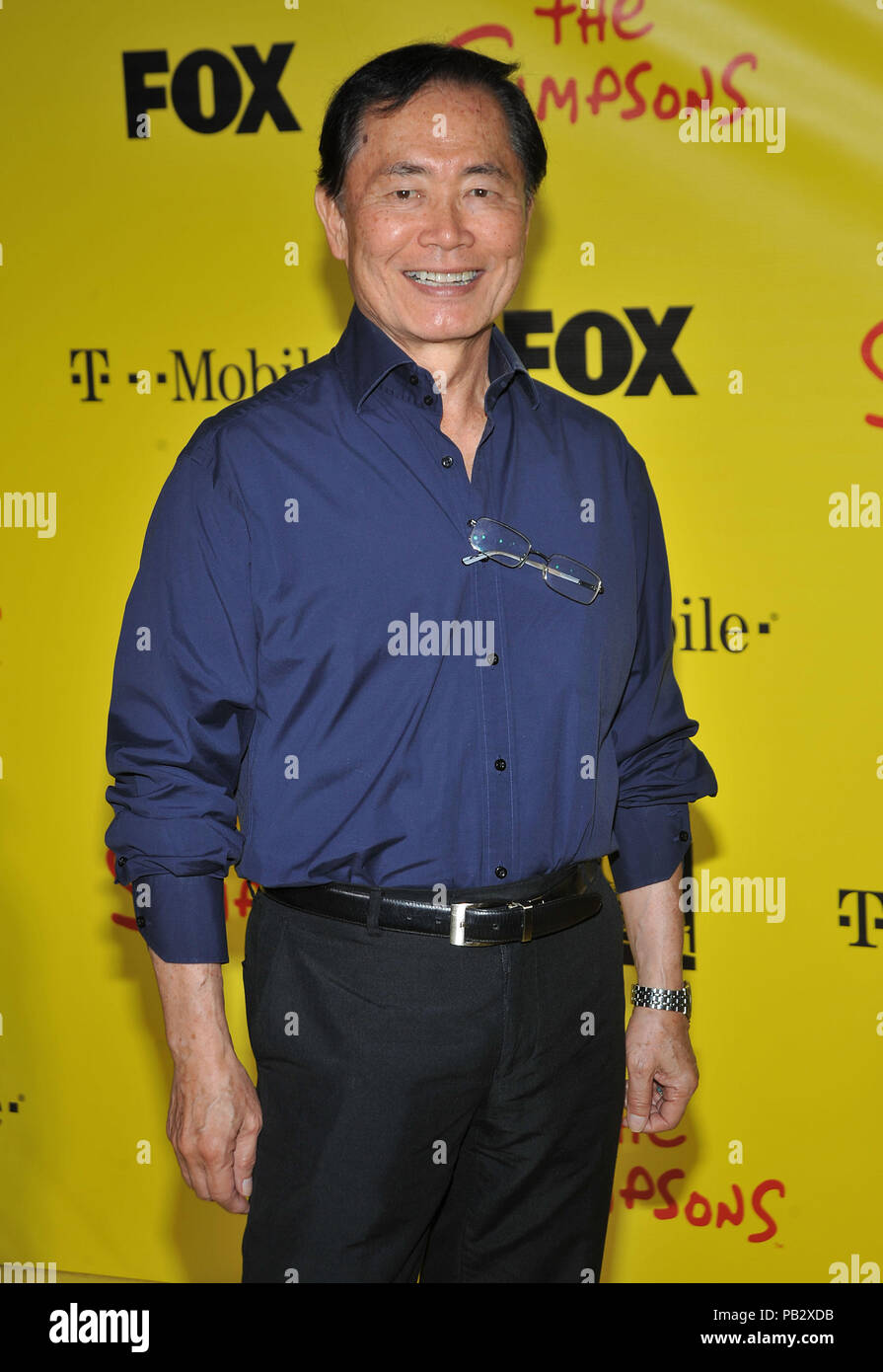George Takei - 20th ann. Party The Simpsons at the Barker Hanger in Los ...