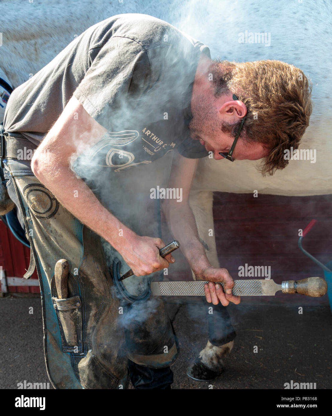 Black farrier hi-res stock photography and images - Alamy