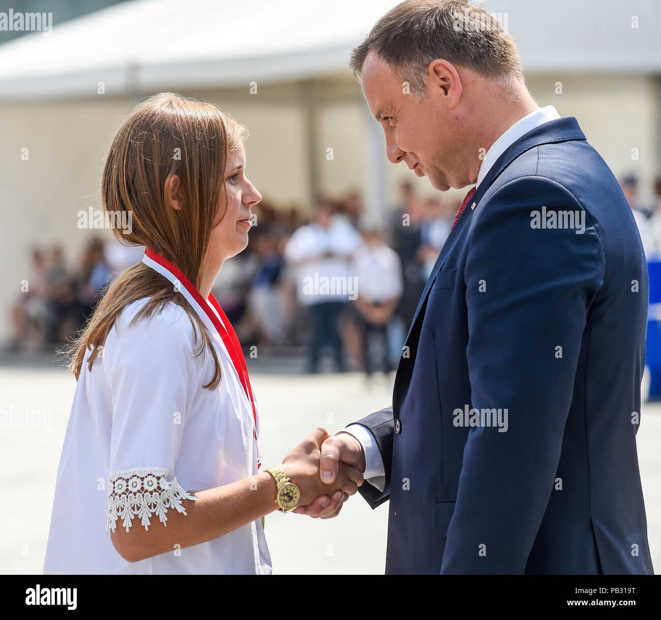 Annual Police Day celebration is held on July 24, 2018 at Pilsudski ...