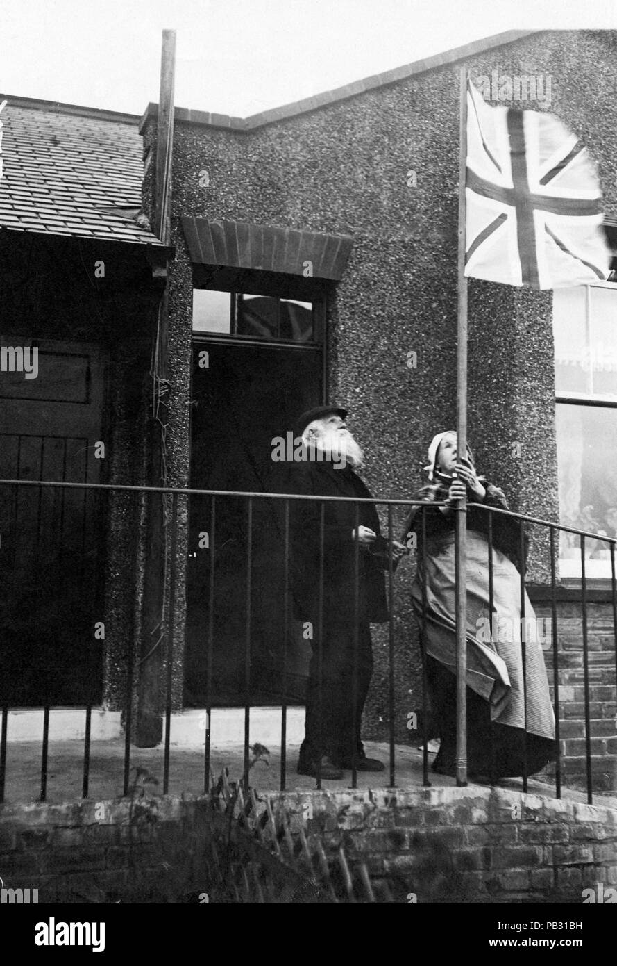 Waving union jack Black and White Stock Photos & Images - Alamy