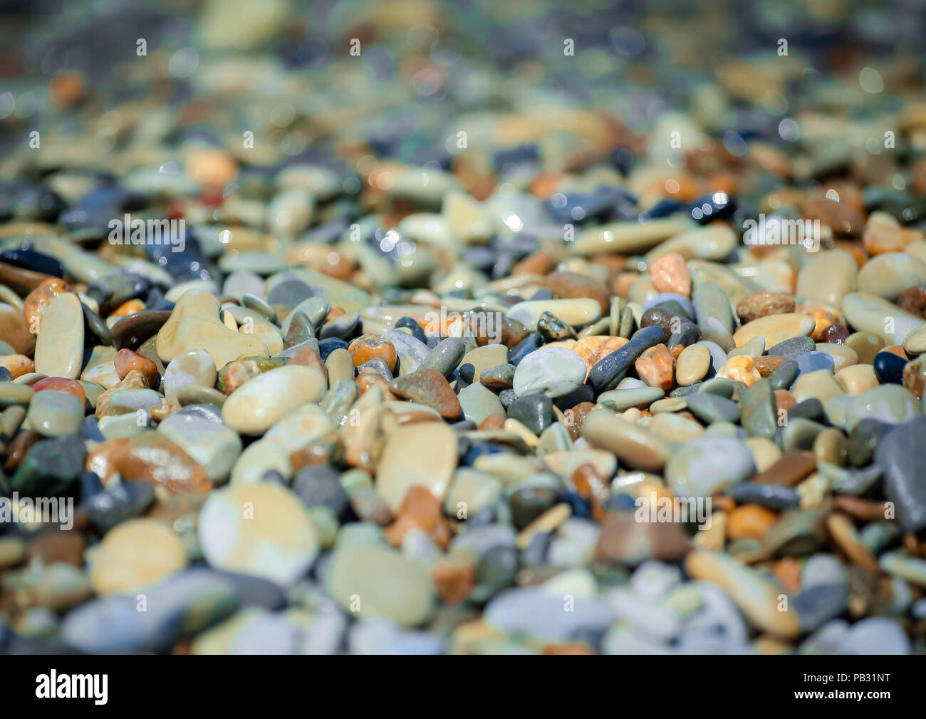 Smooth pebbles underwater hi-res stock photography and images - Alamy