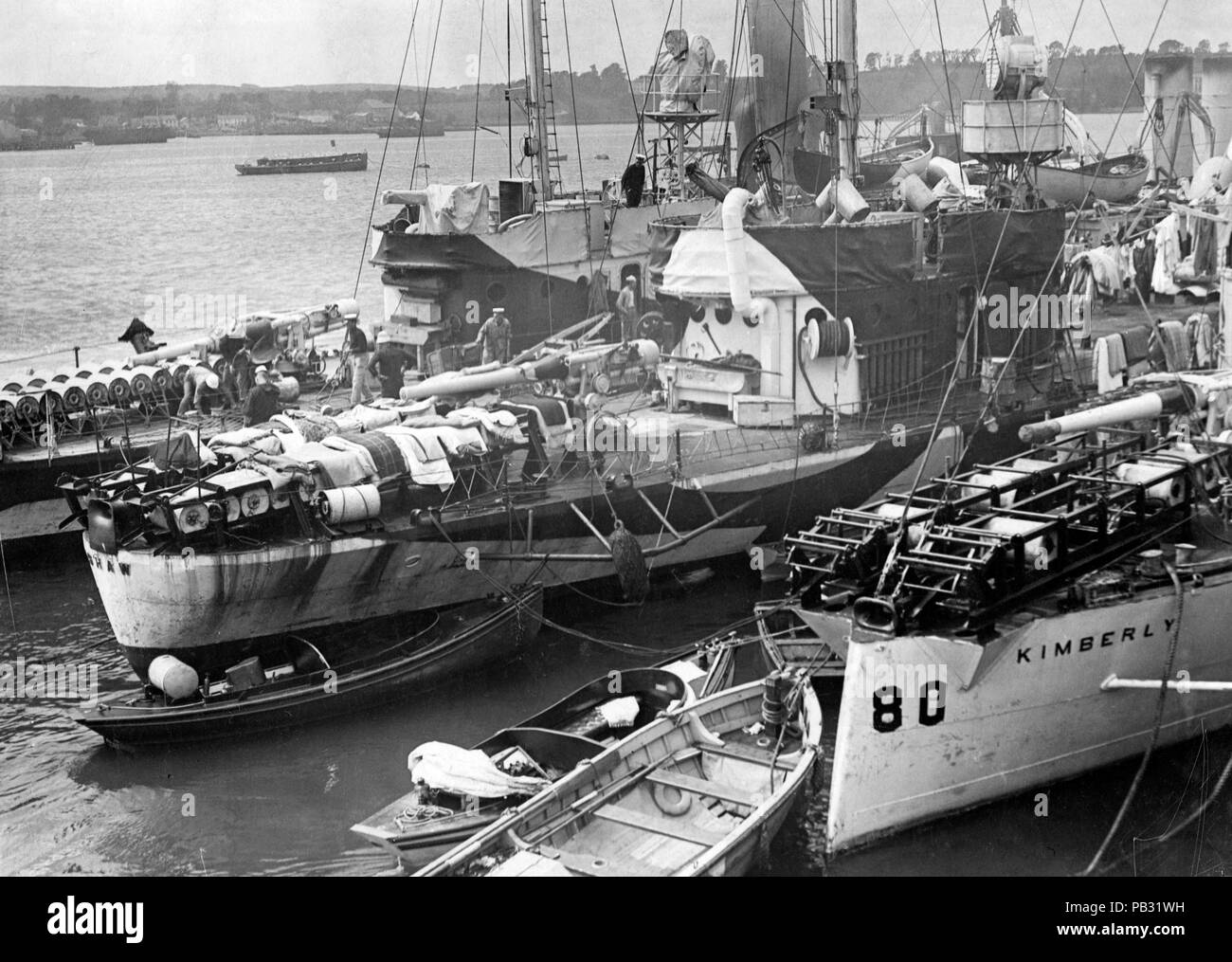 Official photograph showing Navy ships Stock Photo - Alamy