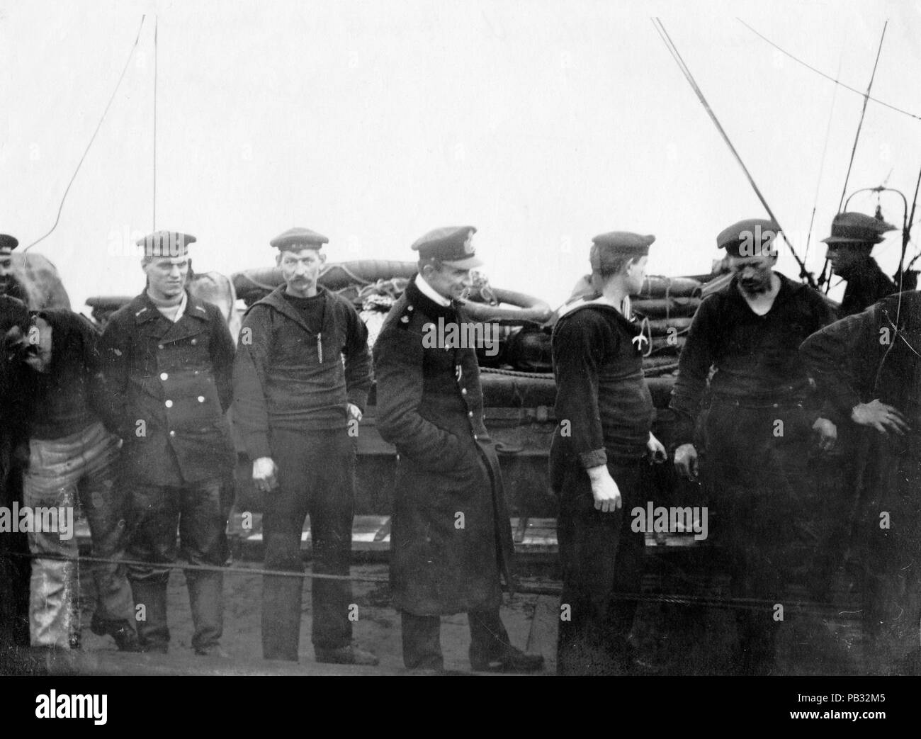 Official photograph showing Navy officers Stock Photo - Alamy