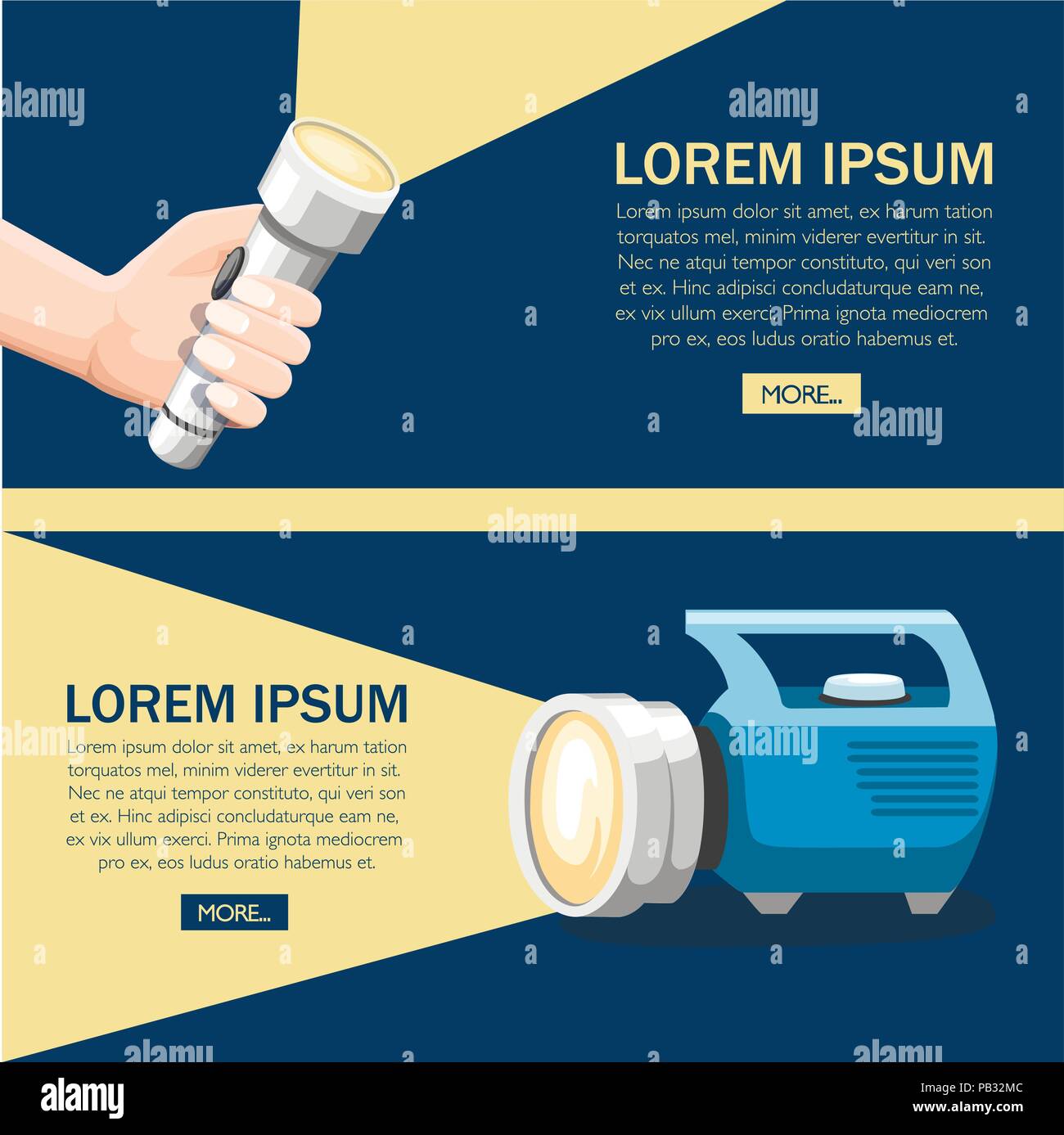 Big flashlight hi-res stock photography and images - Alamy