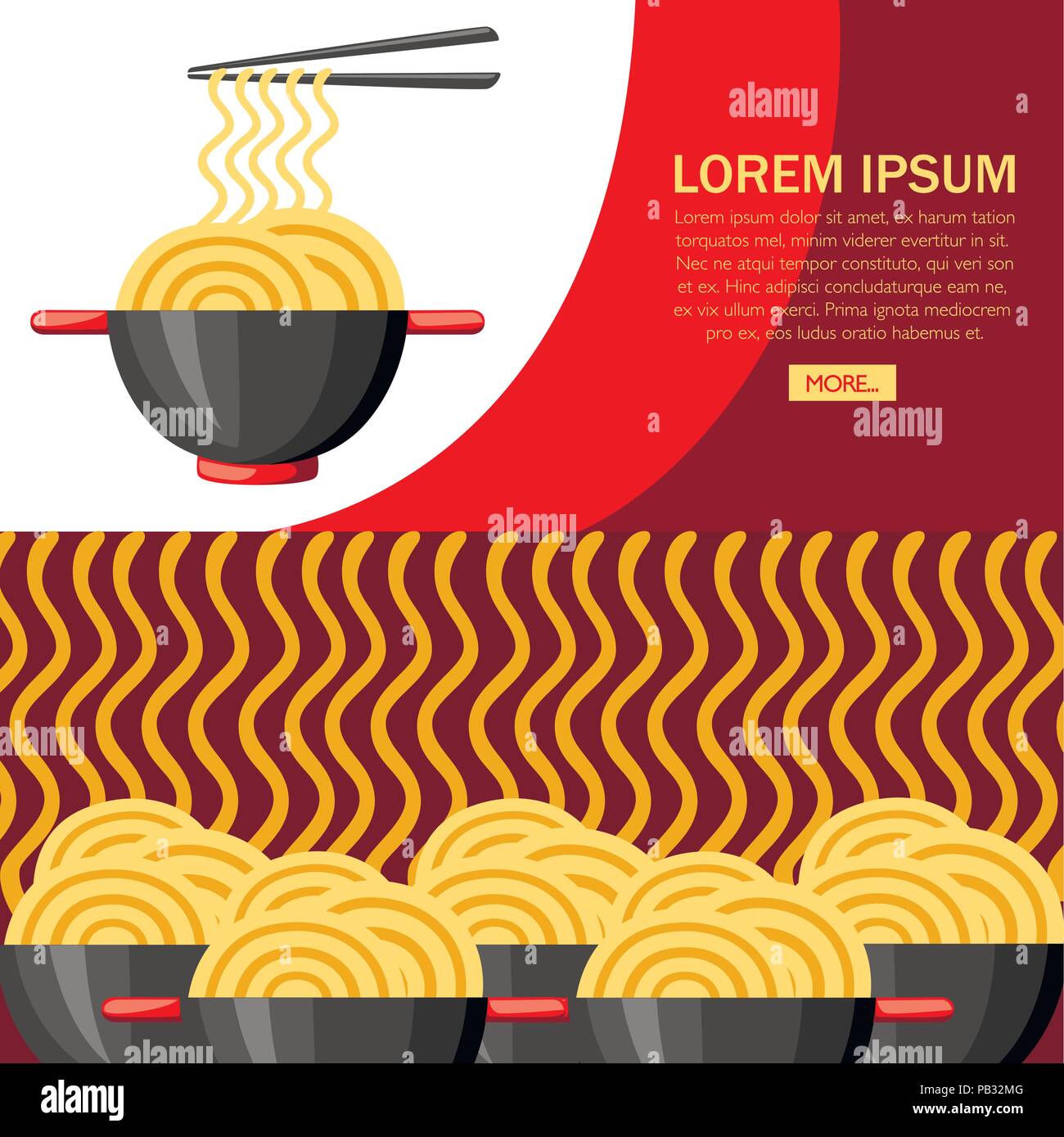 Chopsticks black symbol on Stock Vector Images - Alamy