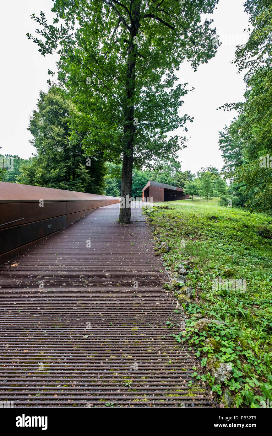 contemporary landscape architecture in the volcanic forest of La ...