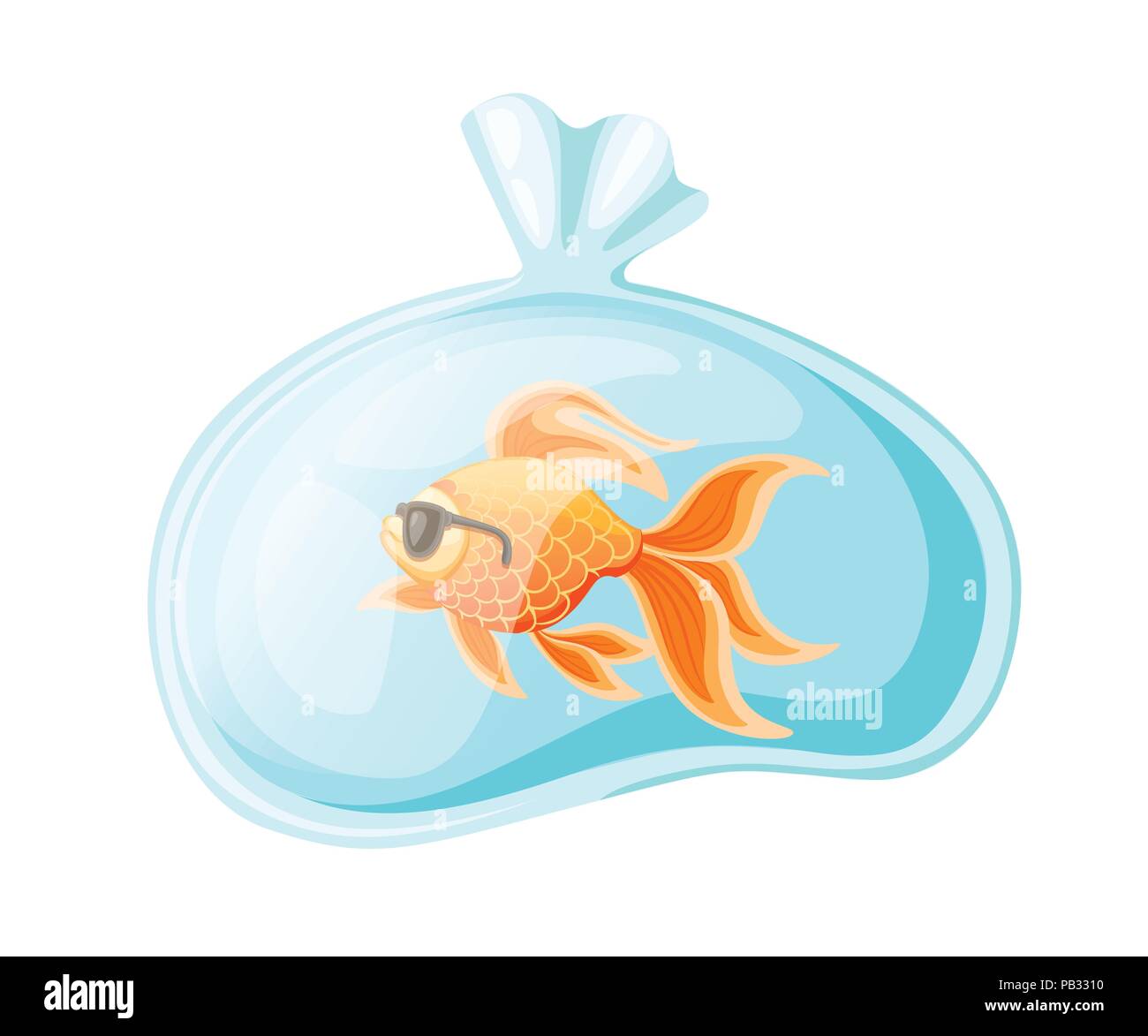 Hand inside plastic bag Cut Out Stock Images & Pictures - Alamy