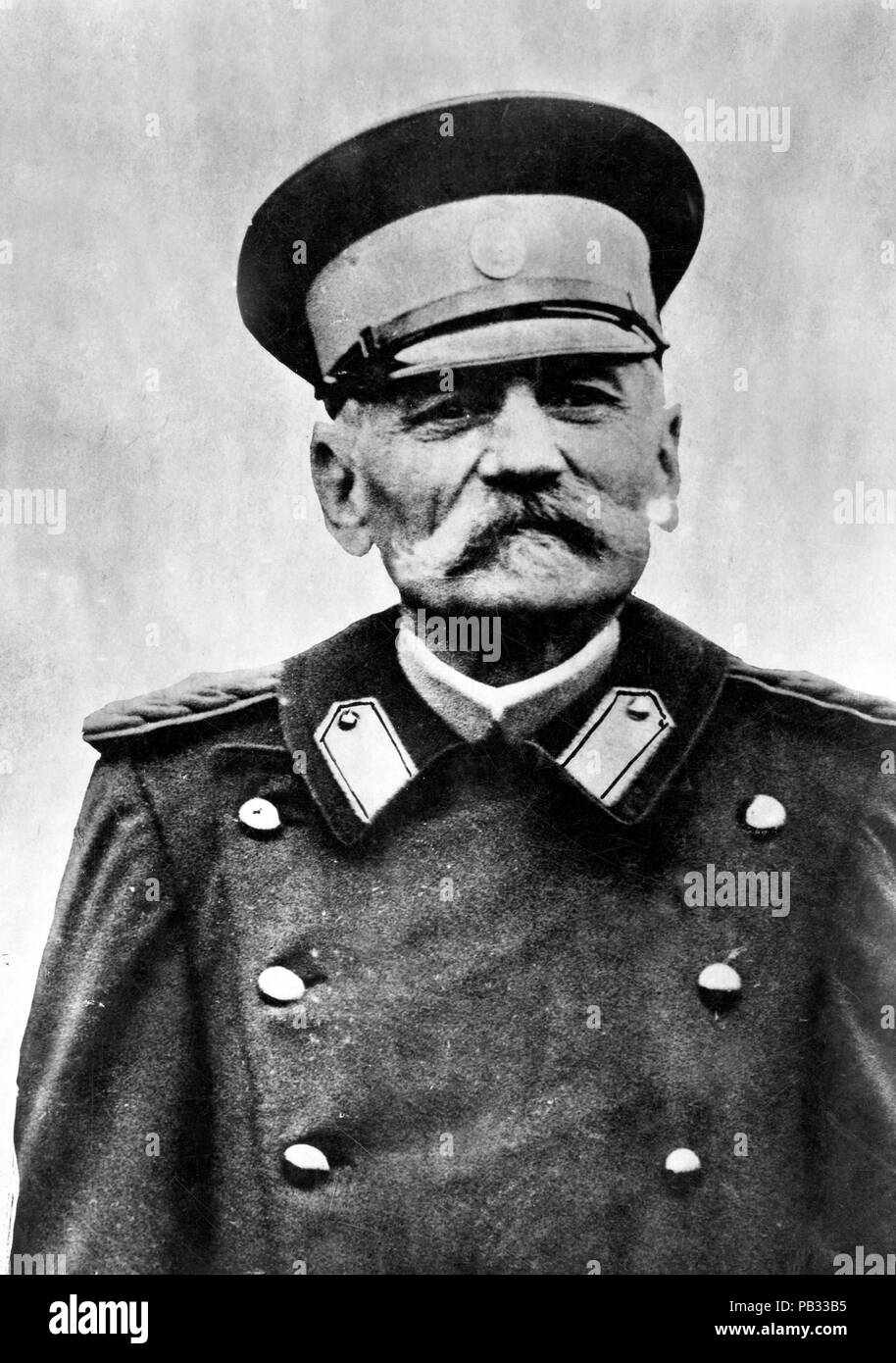 Official photograph showing military leader Stock Photo - Alamy