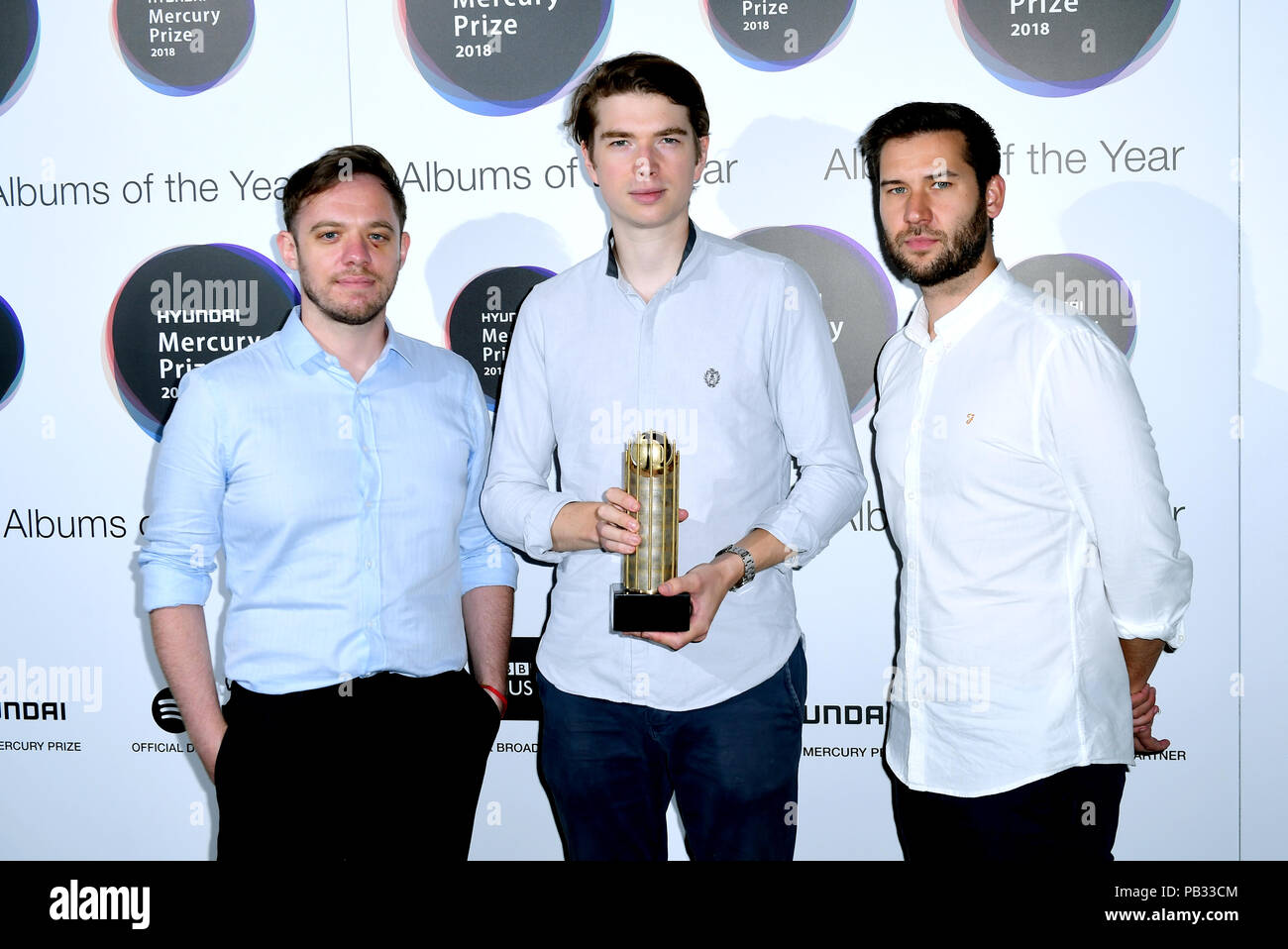 Album of the Year nominees Everything Everything (from left to right ...