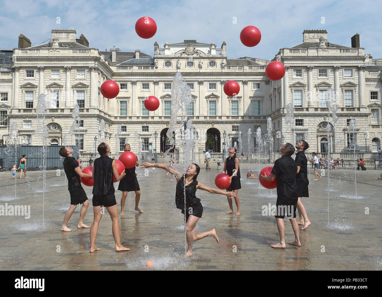 Nationwide celebration 250th anniversary modern circus hi-res stock ...