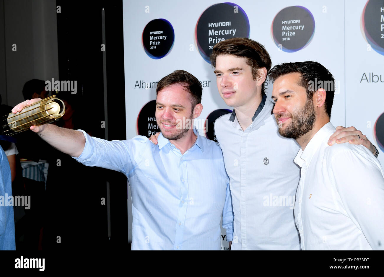 Album of the Year nominees Everything Everything (from left to right ...