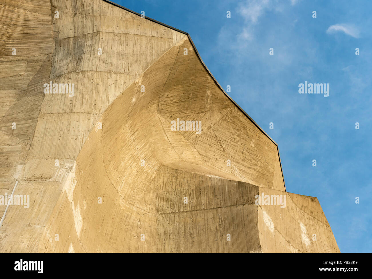 Architectural detail of Goetheanum building in Dornach, Switzerland ...