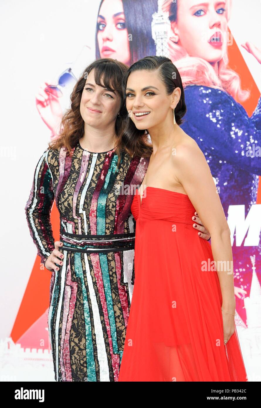 Los Angeles, CA, USA. 25th July, 2018. Susanna Fogel, Mila Kunis at ...