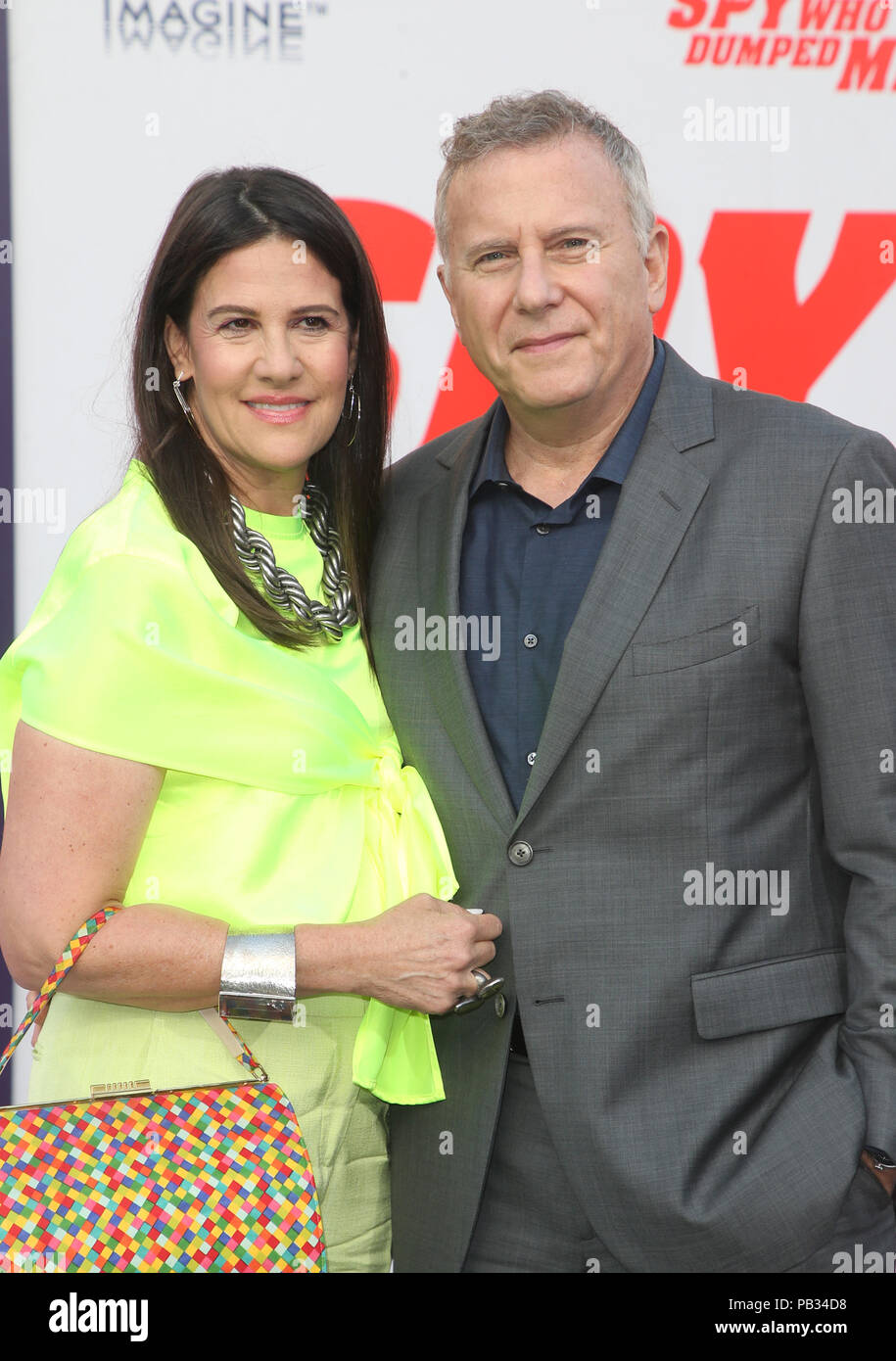 WESTWOOD, CA - JULY 25: Paula Ravets, Paul Reiser, at the LA Premiere ...