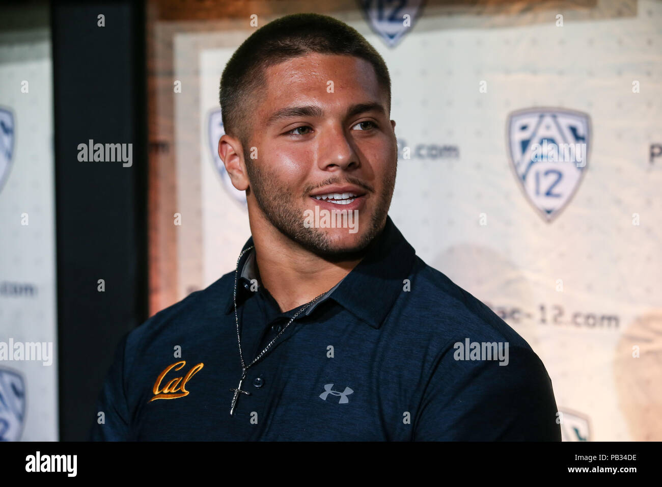 Jordan Kunaszyk (LB) during the PAC-12 Football Media Day 2018. Live at ...