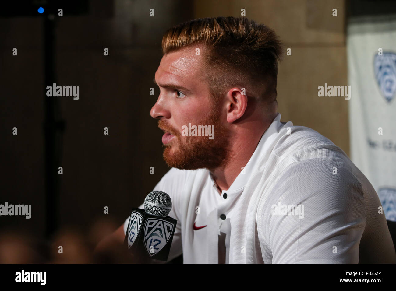 USC Trojans Cameron Smith (LB) during the PAC-12 Football Media Day ...