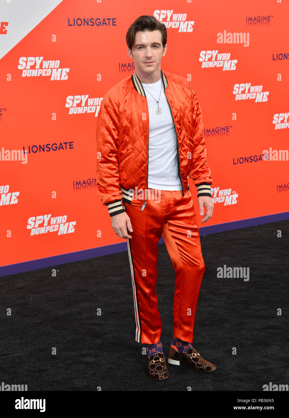 LOS ANGELES, CA. July 25, 2018: Drake Bell at the world premiere for ...