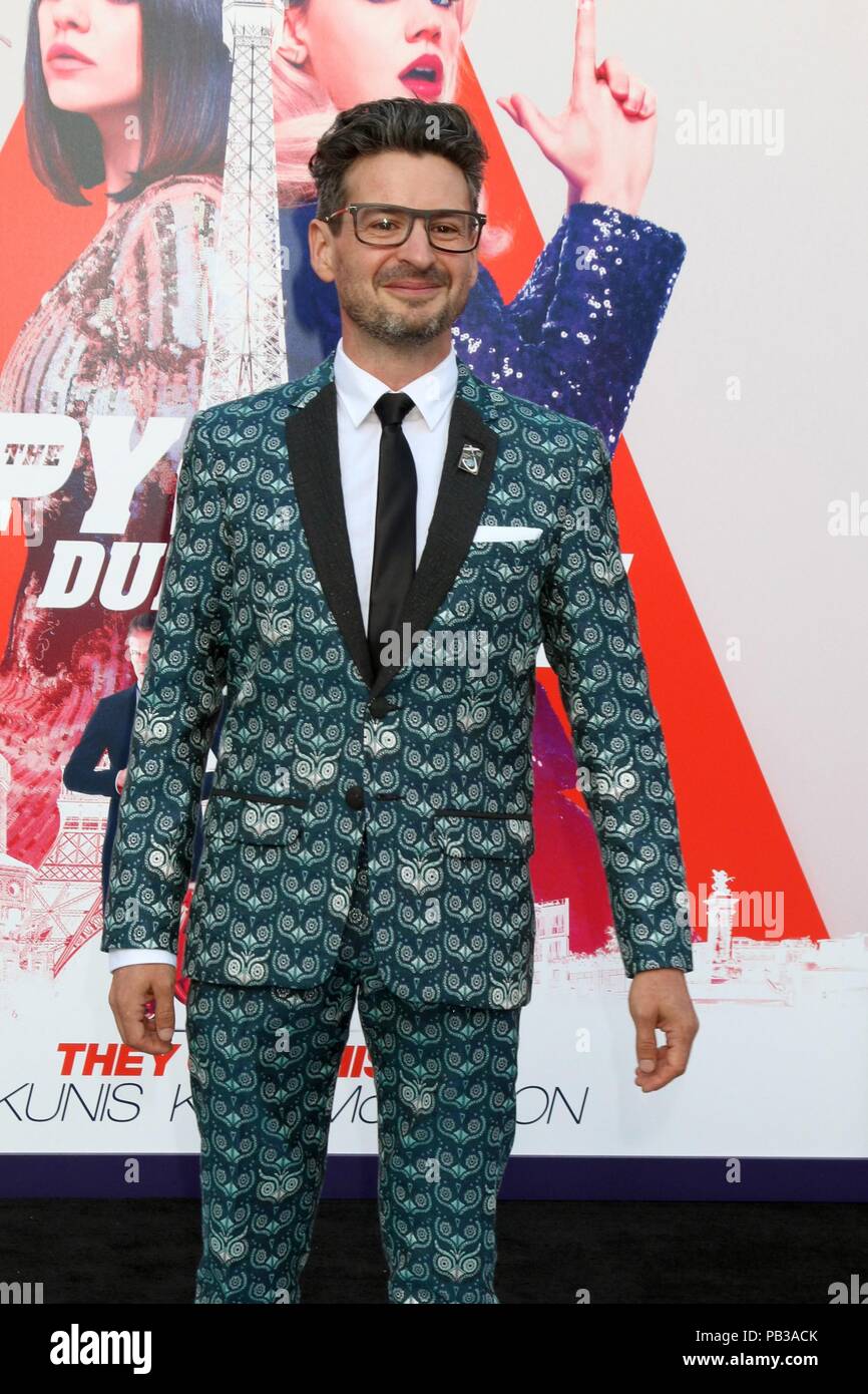 David Iserson at arrivals for THE SPY WHO DUMPED ME Premiere, Fox ...