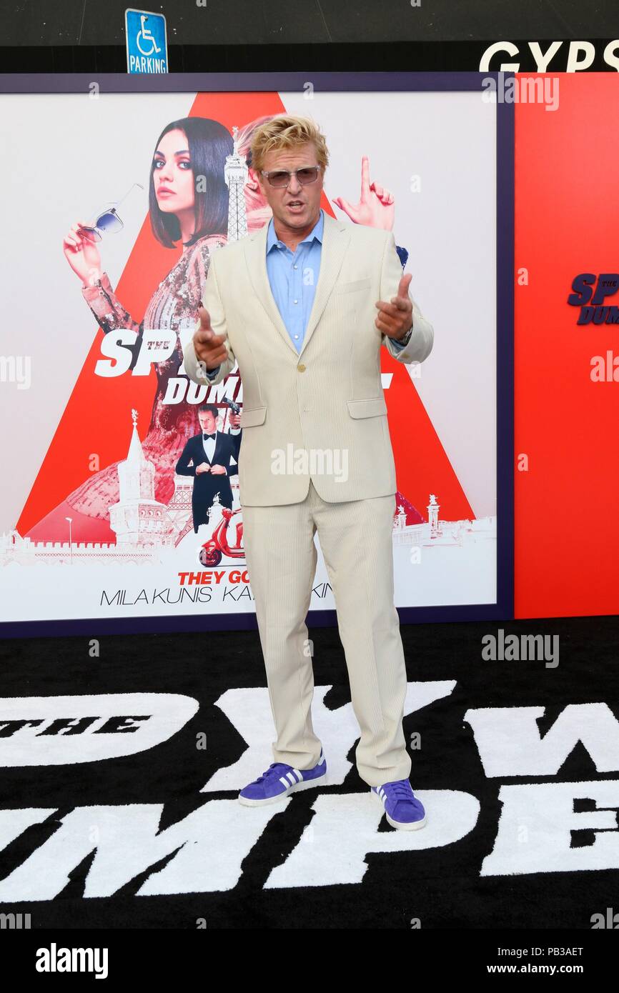 Jake Busey at arrivals for THE SPY WHO DUMPED ME Premiere, Fox Theater ...