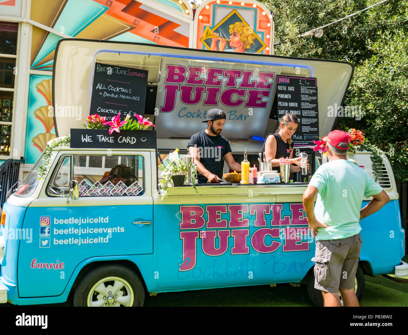 Edinburgh, UK. 26th July 2018. Edinburgh Food Festival 2018 in George ...