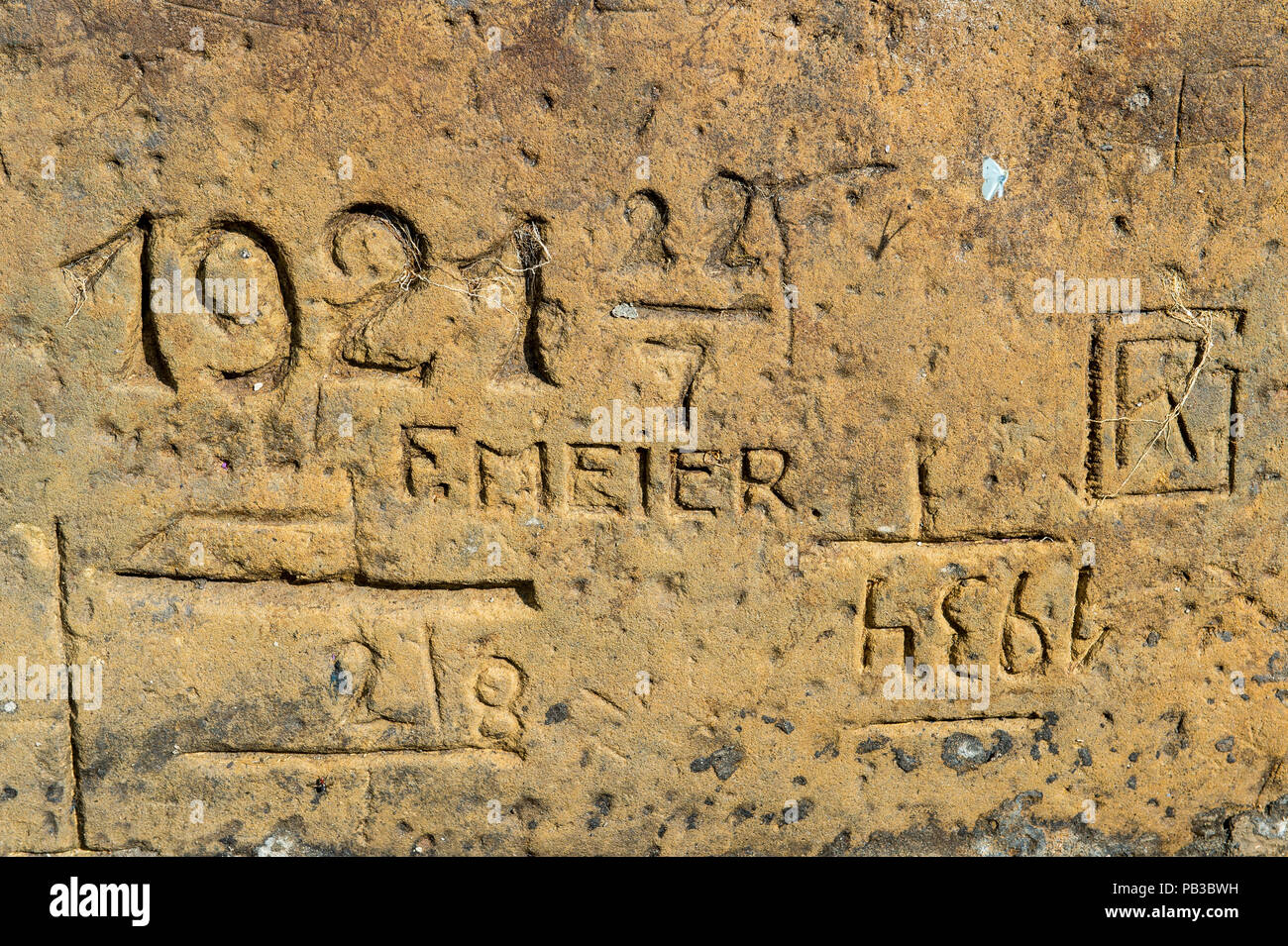 Decin, Czech Republic. 26th July, 2018. The Hunger Stone is seen in the ...